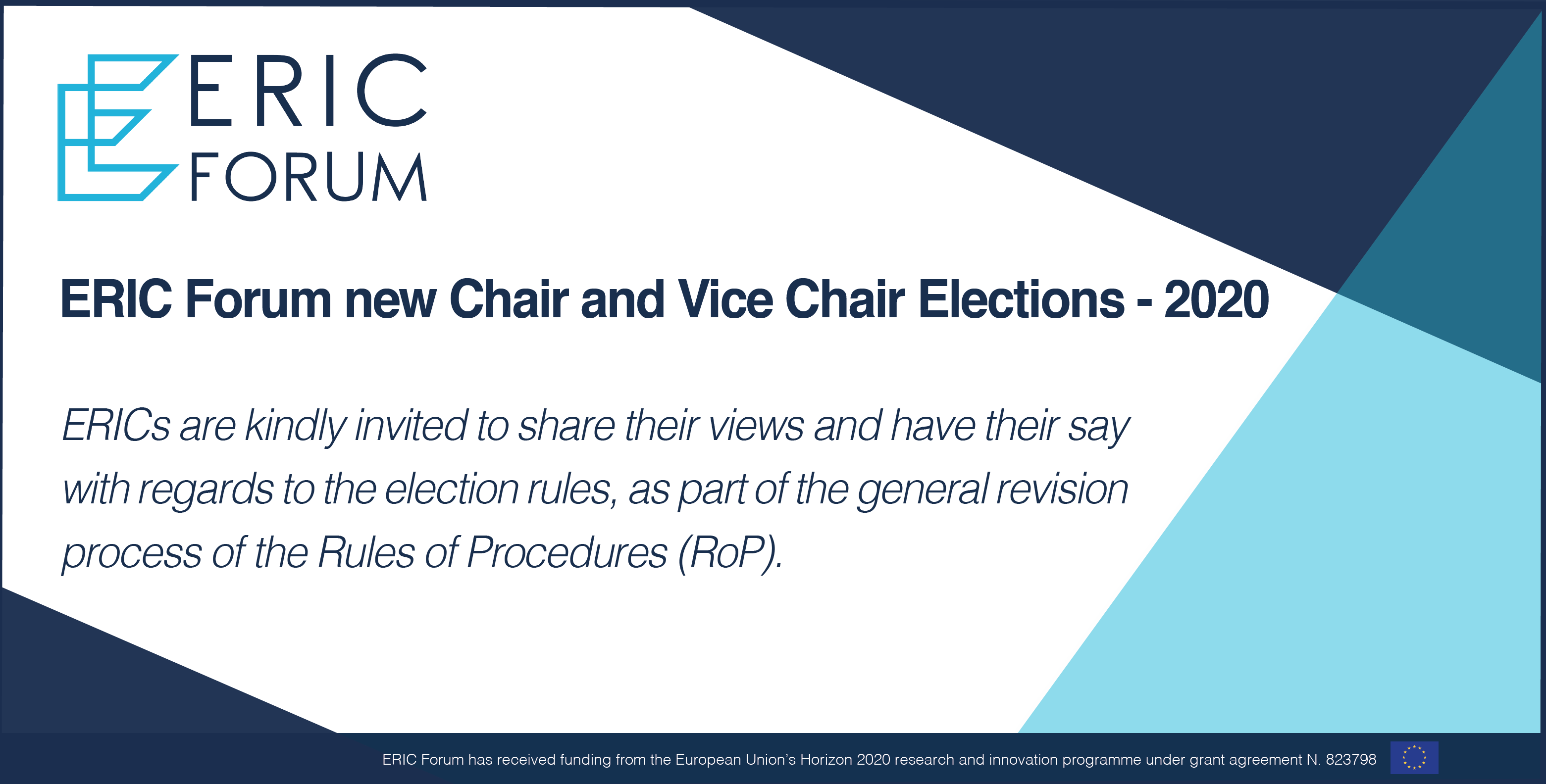 ERIC Forum’s new Chair and Vice Chair elections: A call for ERICs